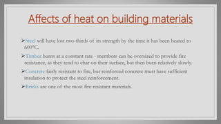 Fire fighting and fire resistant rating | PPTX