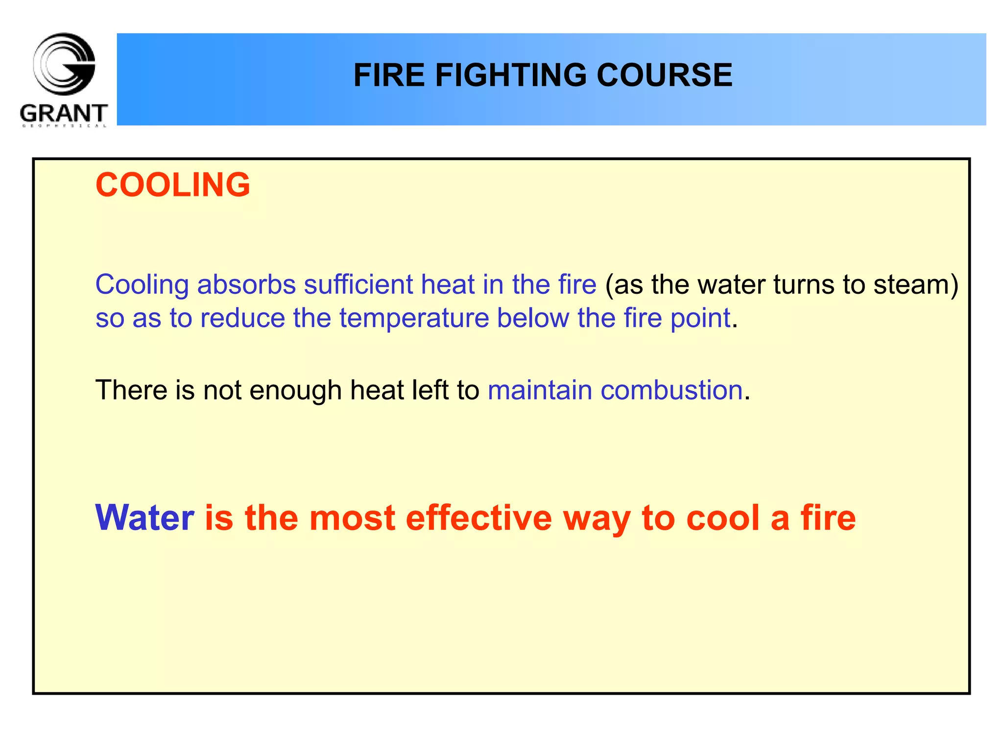 Fire fighting course | PPSX