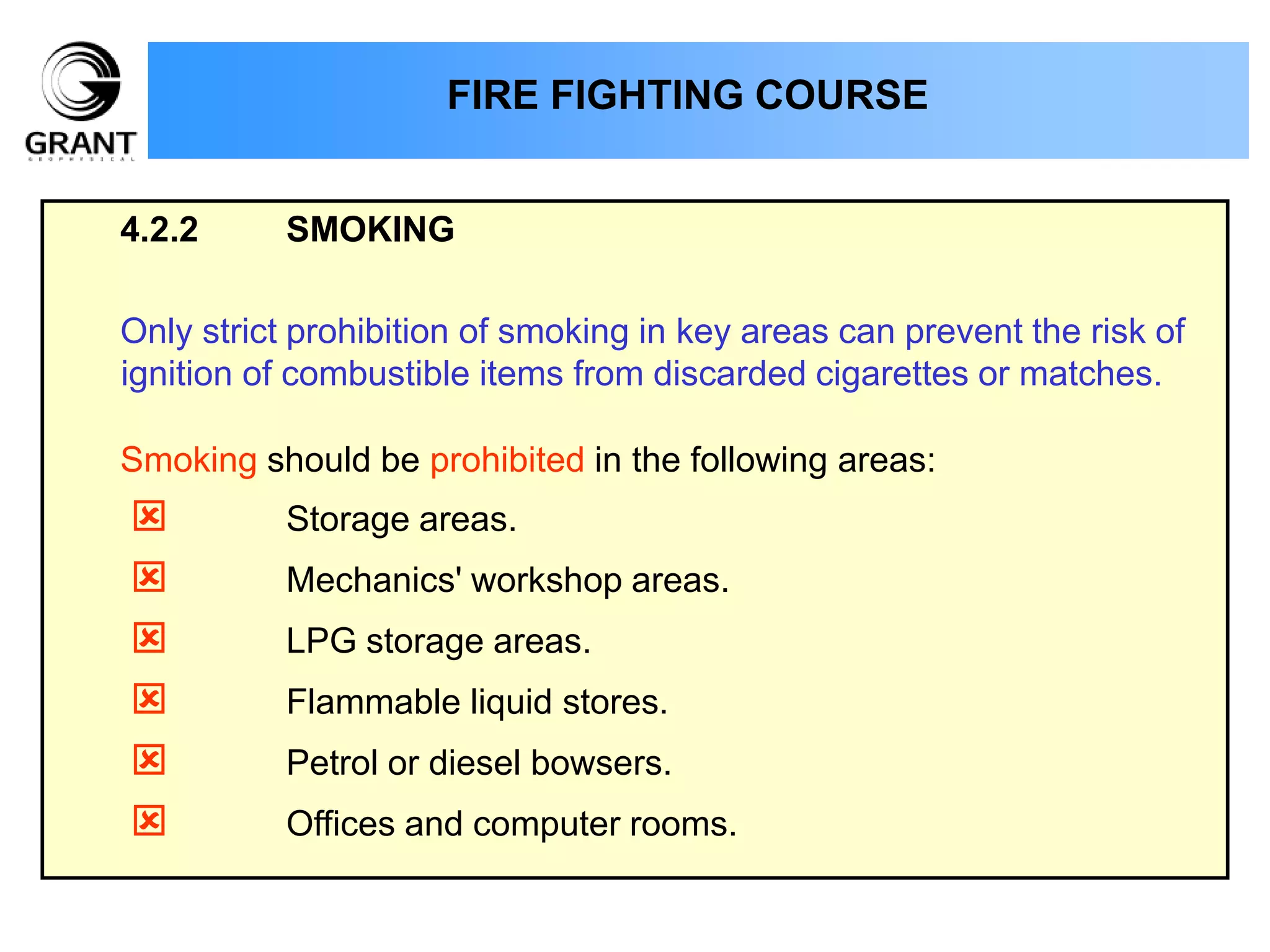 Fire fighting course | PPSX