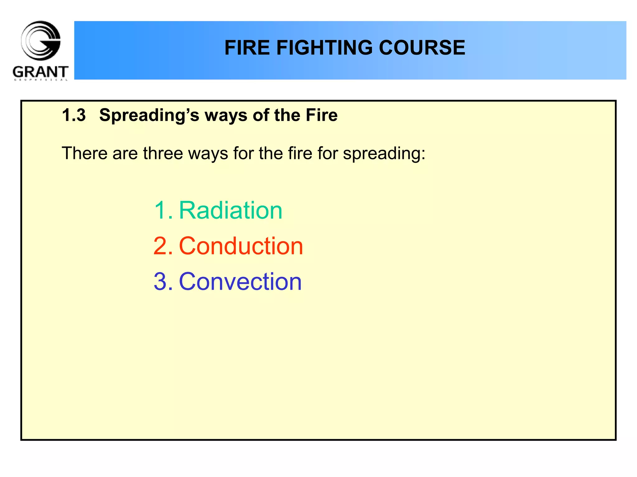 Fire fighting course | PPSX