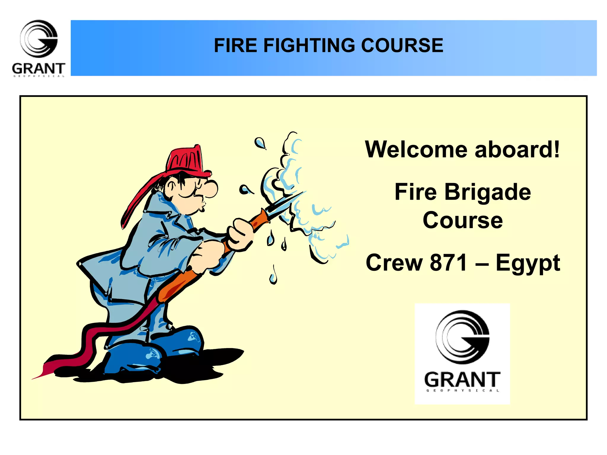 Fire fighting course | PPT