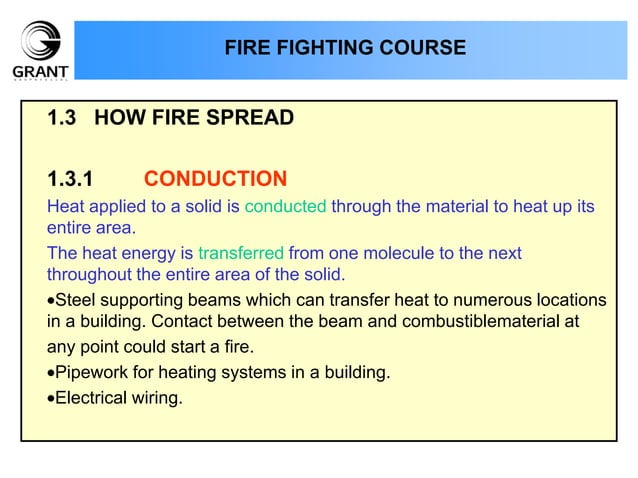 Fire fighting course | PPSX
