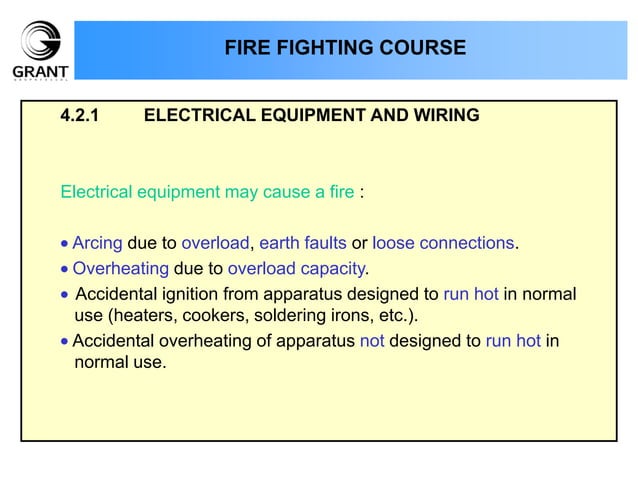 Fire fighting course | PPSX