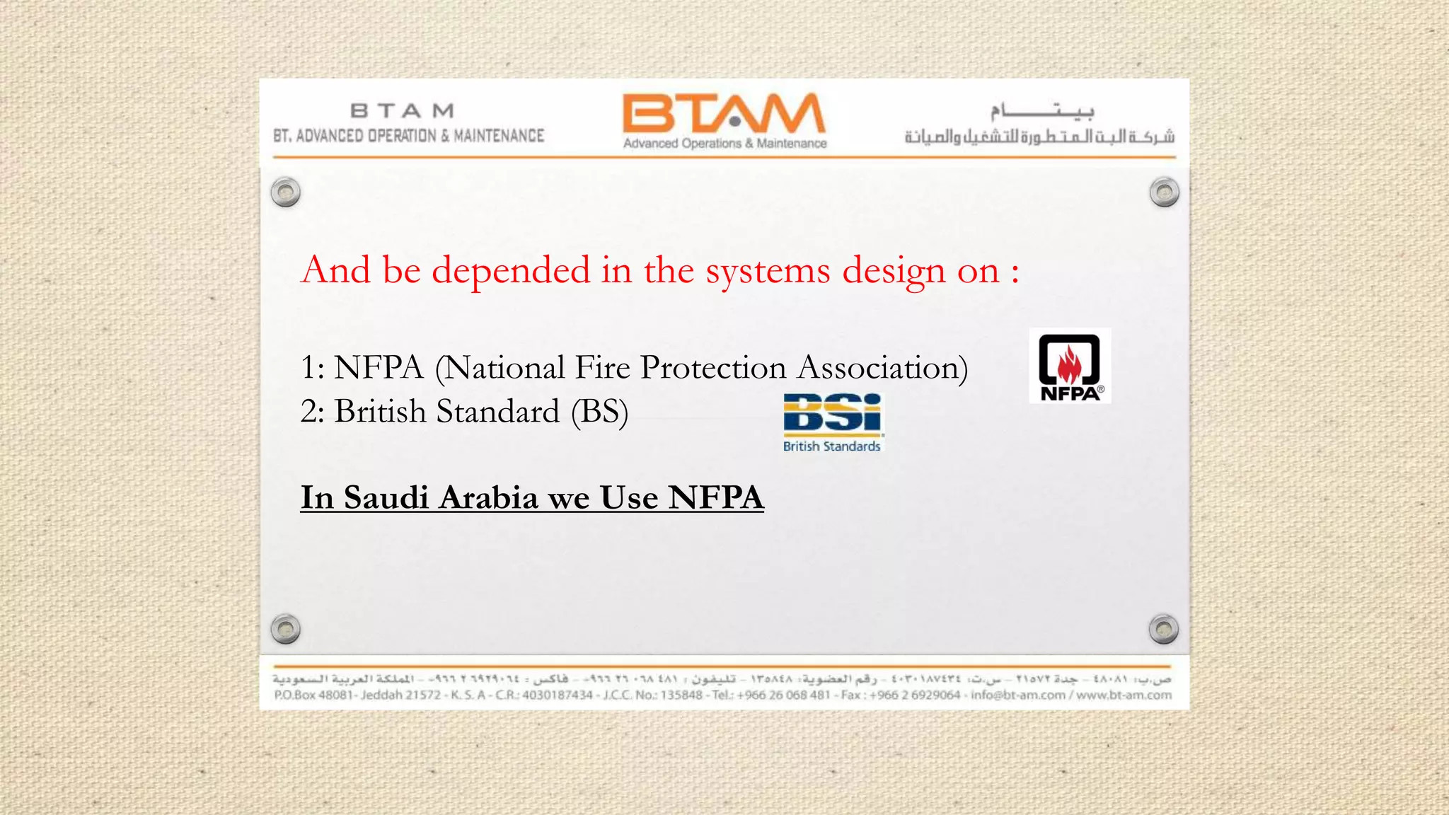 Firefighting course | PPTX