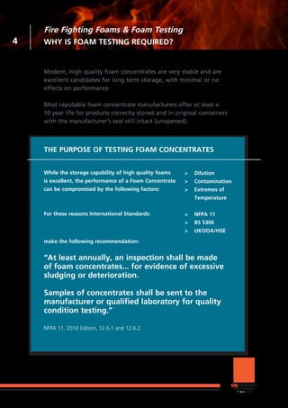 Oil Technics: New C6 Fire Fighting Foams Brochure. | PDF