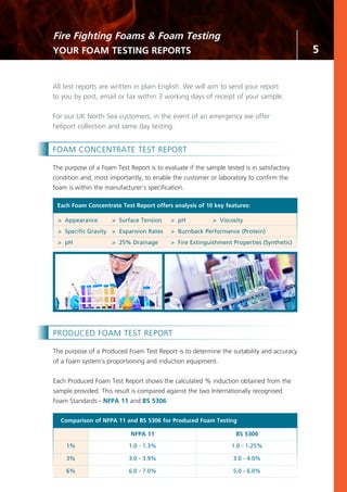 Oil Technics: New C6 Fire Fighting Foams Brochure. | PDF