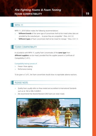Oil Technics: New C6 Fire Fighting Foams Brochure. | PDF