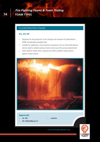 Oil Technics Ltd Fire Fighting Foams Brochure | PDF