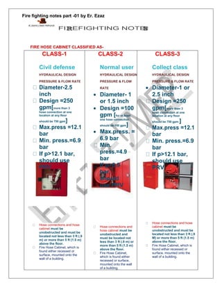 Fire fighting -1 By Er. Ezaz | PDF