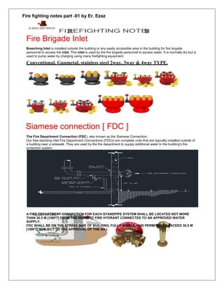 Fire fighting -1 By Er. Ezaz | PDF