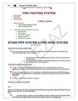 Fire fighting -1 By Er. Ezaz | PDF