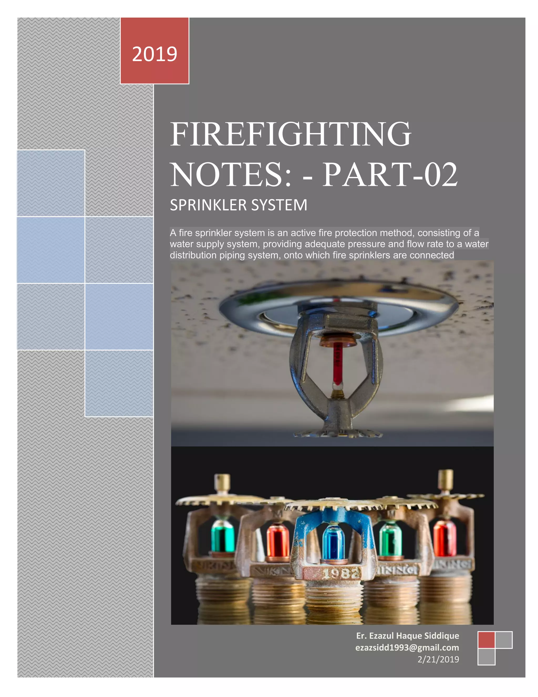 Fire fighting -2 By Er. Ezaz | PDF