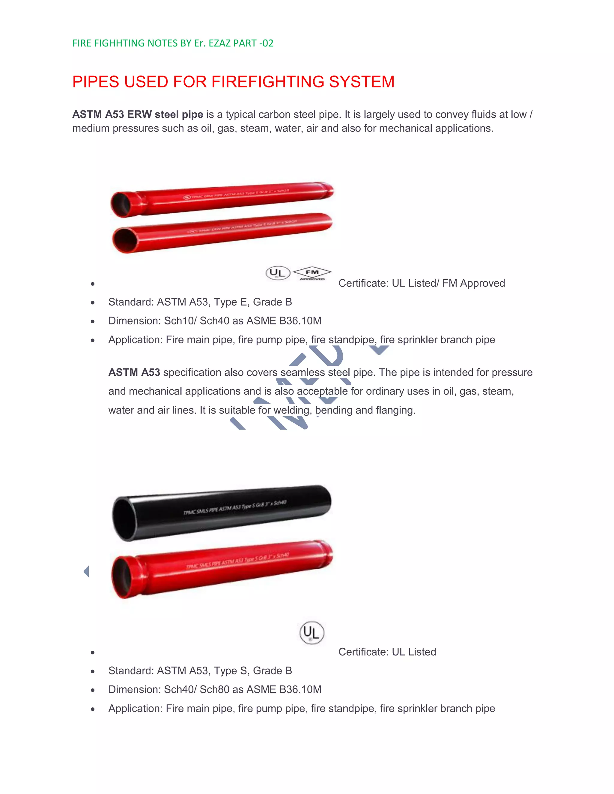 Fire fighting -2 By Er. Ezaz | PDF