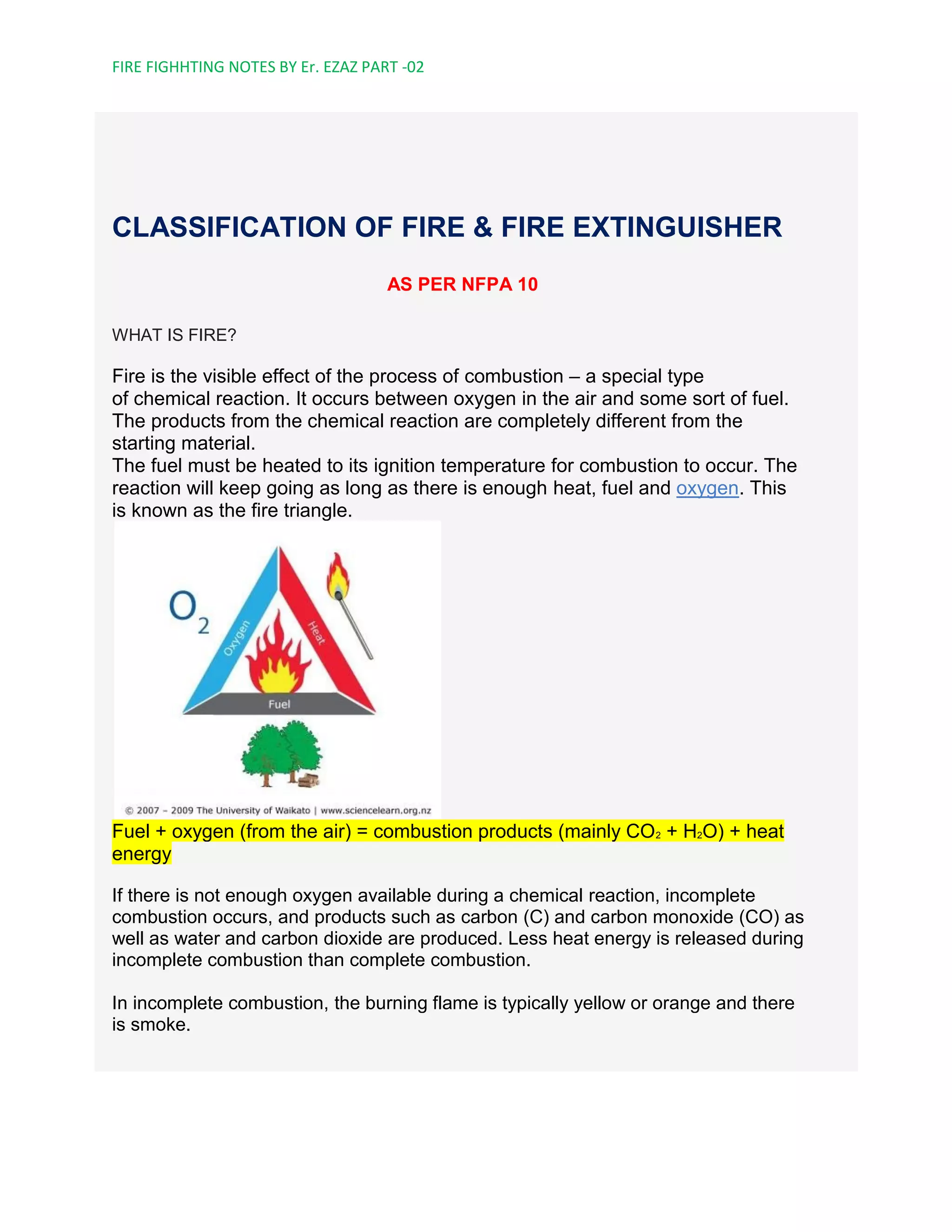 Fire fighting -2 By Er. Ezaz | PDF