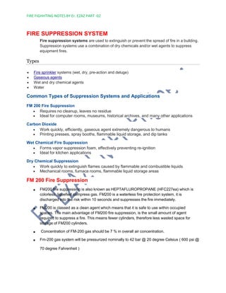 Fire fighting -2 By Er. Ezaz | PDF