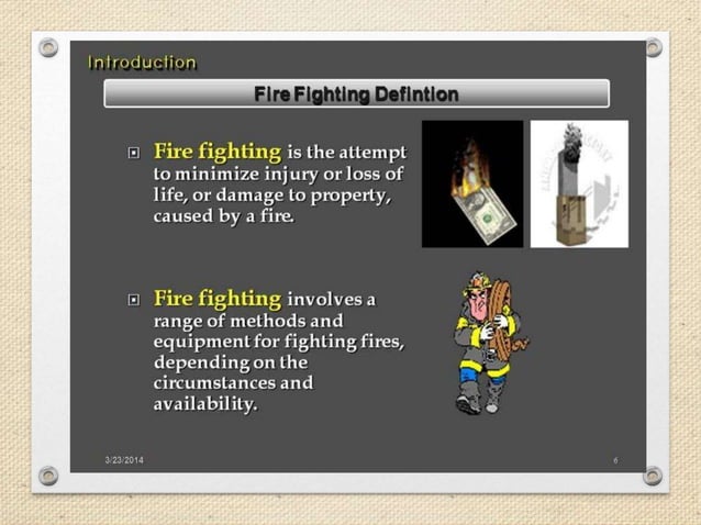 FIRE FIGHTING NOTES PART 02 BY ER. EZAZUL HAQUE SIDDIQUE .PPT ...