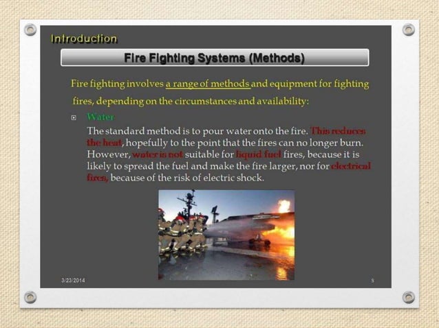 FIRE FIGHTING NOTES PART 02 BY ER. EZAZUL HAQUE SIDDIQUE .PPT ...