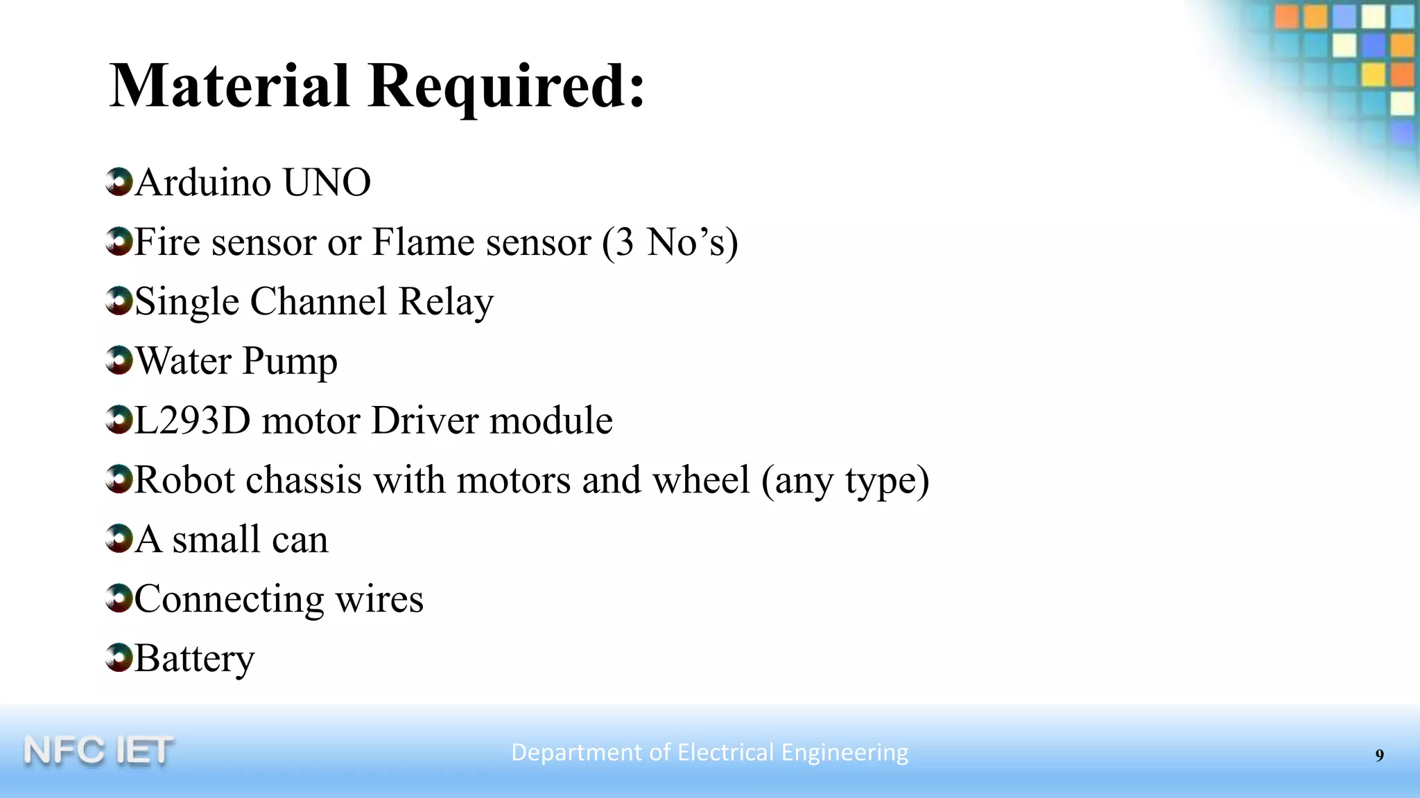 Fire Fighting Robot | PPTX