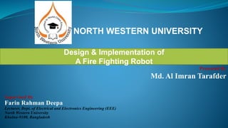 Fire fighting robot | PPTX