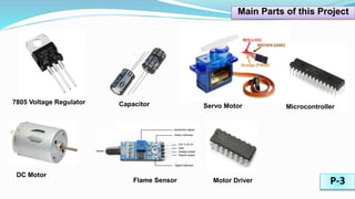 Fire fighting robot | PPTX