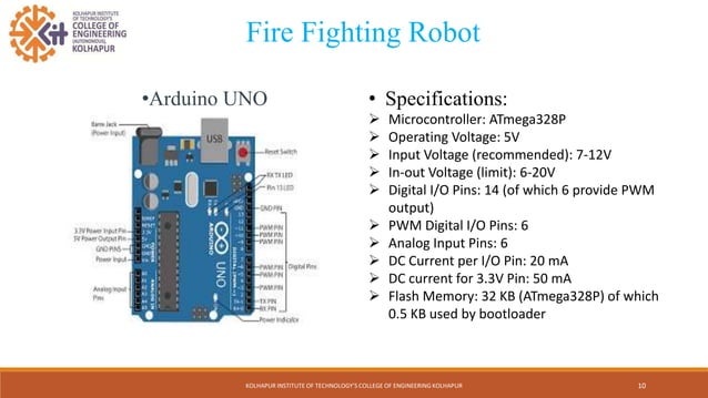 Fire Fighting Robot.pptx | Computer Peripherals | Computing
