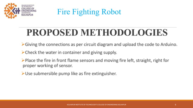 Fire Fighting Robot.pptx | Computer Peripherals | Computing