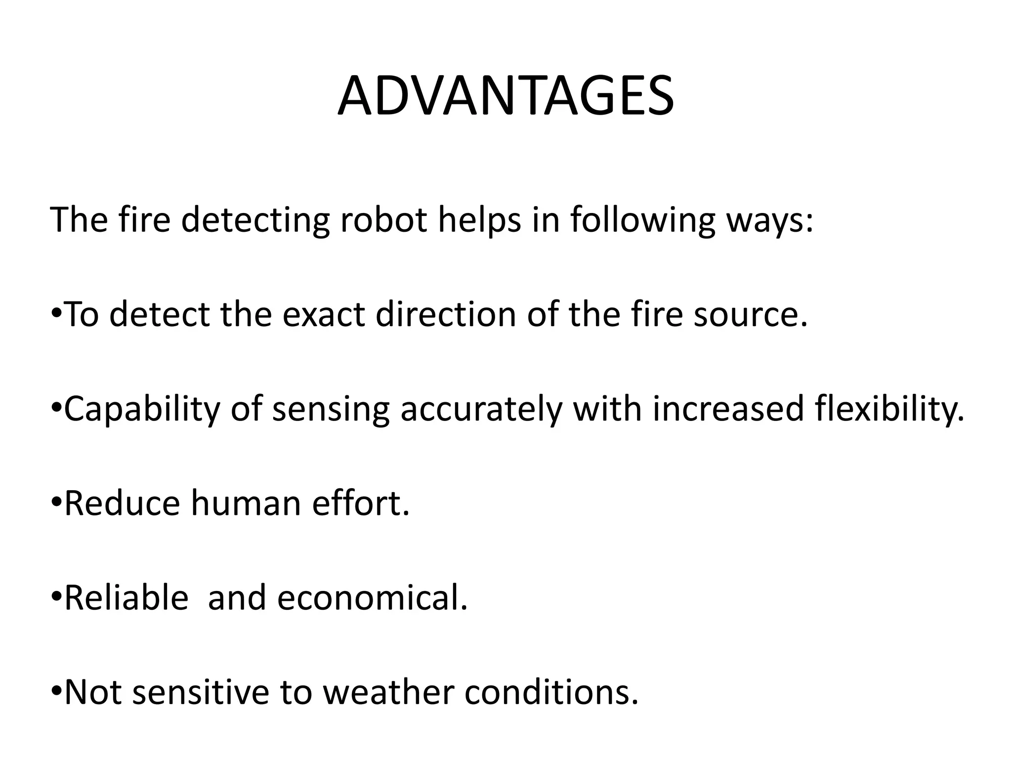 Fire fighting robot ppt | PPTX