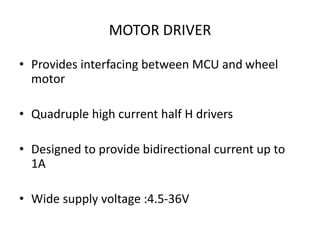 Fire fighting robot ppt | PPTX