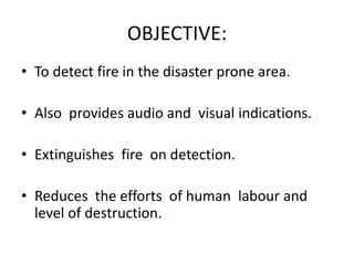 Fire fighting robot ppt | PPTX