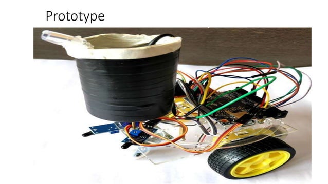 Fire fighting robot using arduino | PPTX