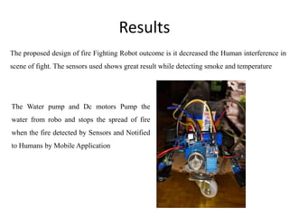 fire fighting robot ppt.pptx | Computer Peripherals | Computing