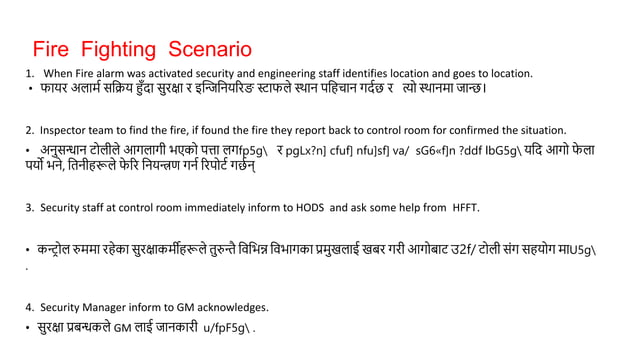 Fire Fighting Scenario.pptx...................................... | PPT