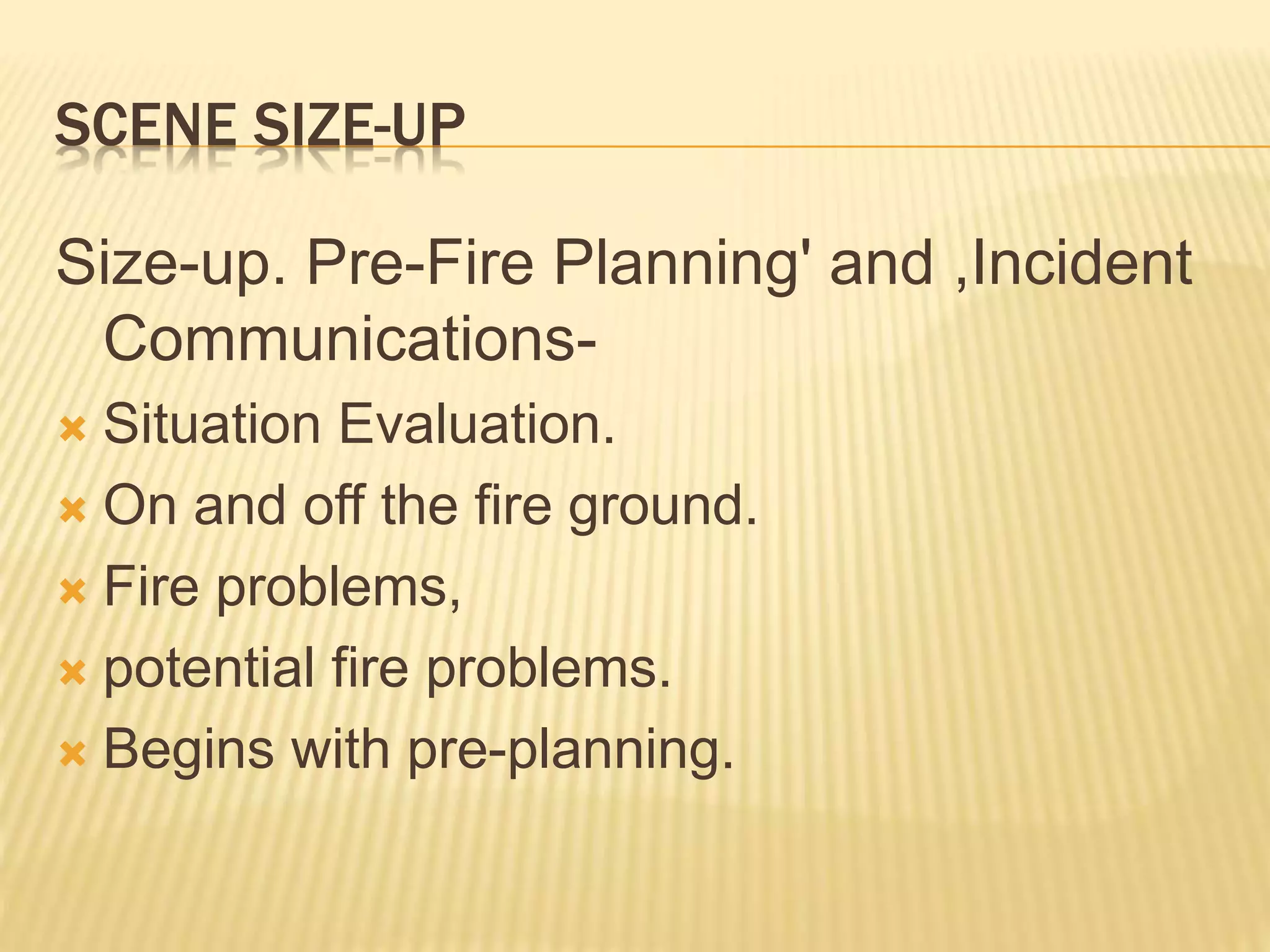 Fire fighting strategies | PPTX
