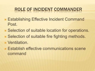 Fire fighting strategies | PPTX