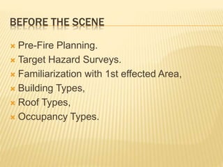 Fire fighting strategies | PPTX