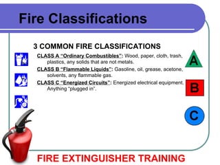 Basic Fire & Fighting Training Educations | PPT