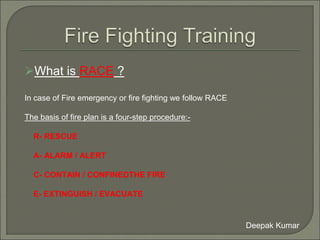 Fire fighting training | PPTX