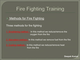 Fire fighting training | PPTX