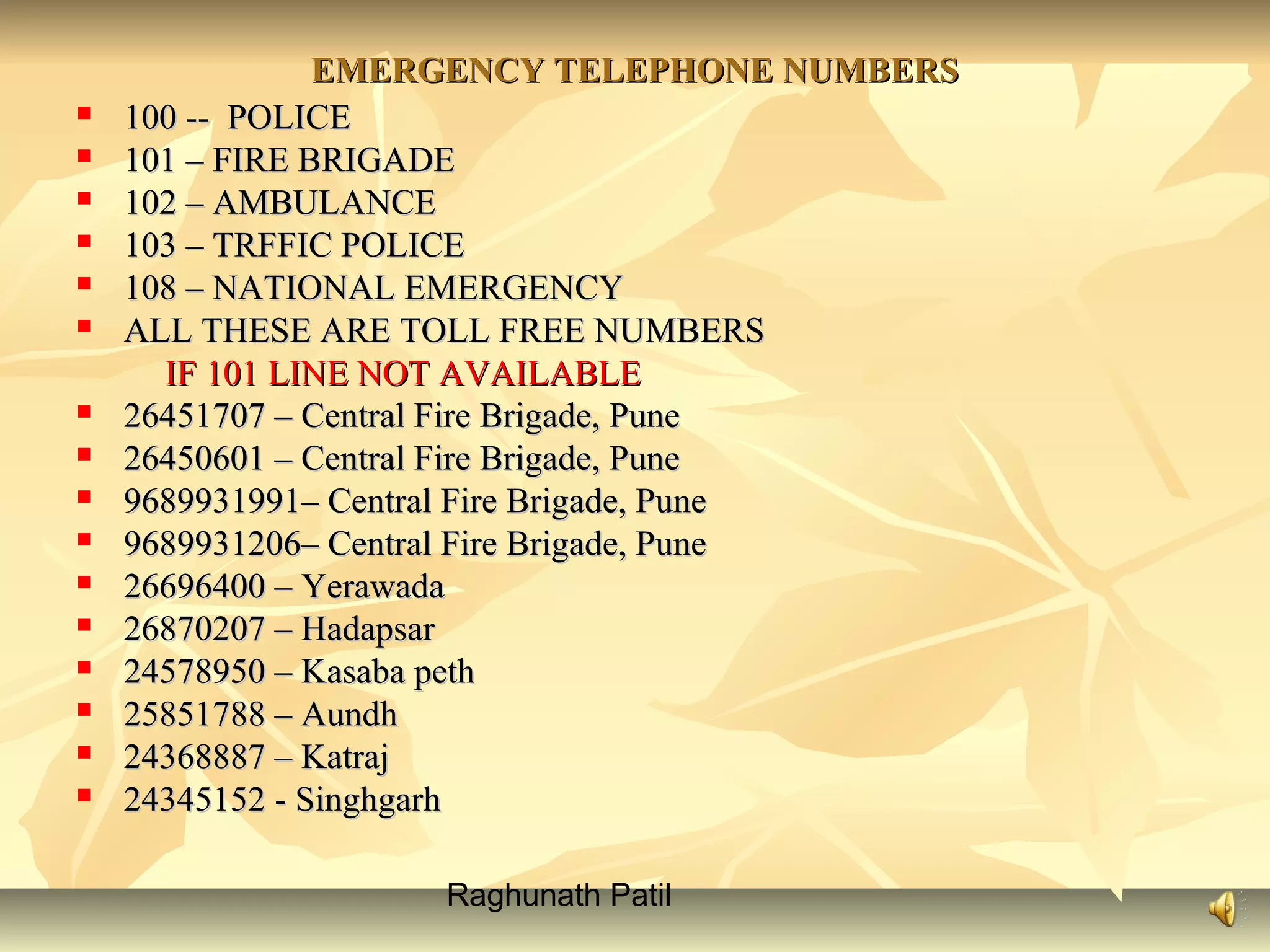 Fire fighting presentation | PPT