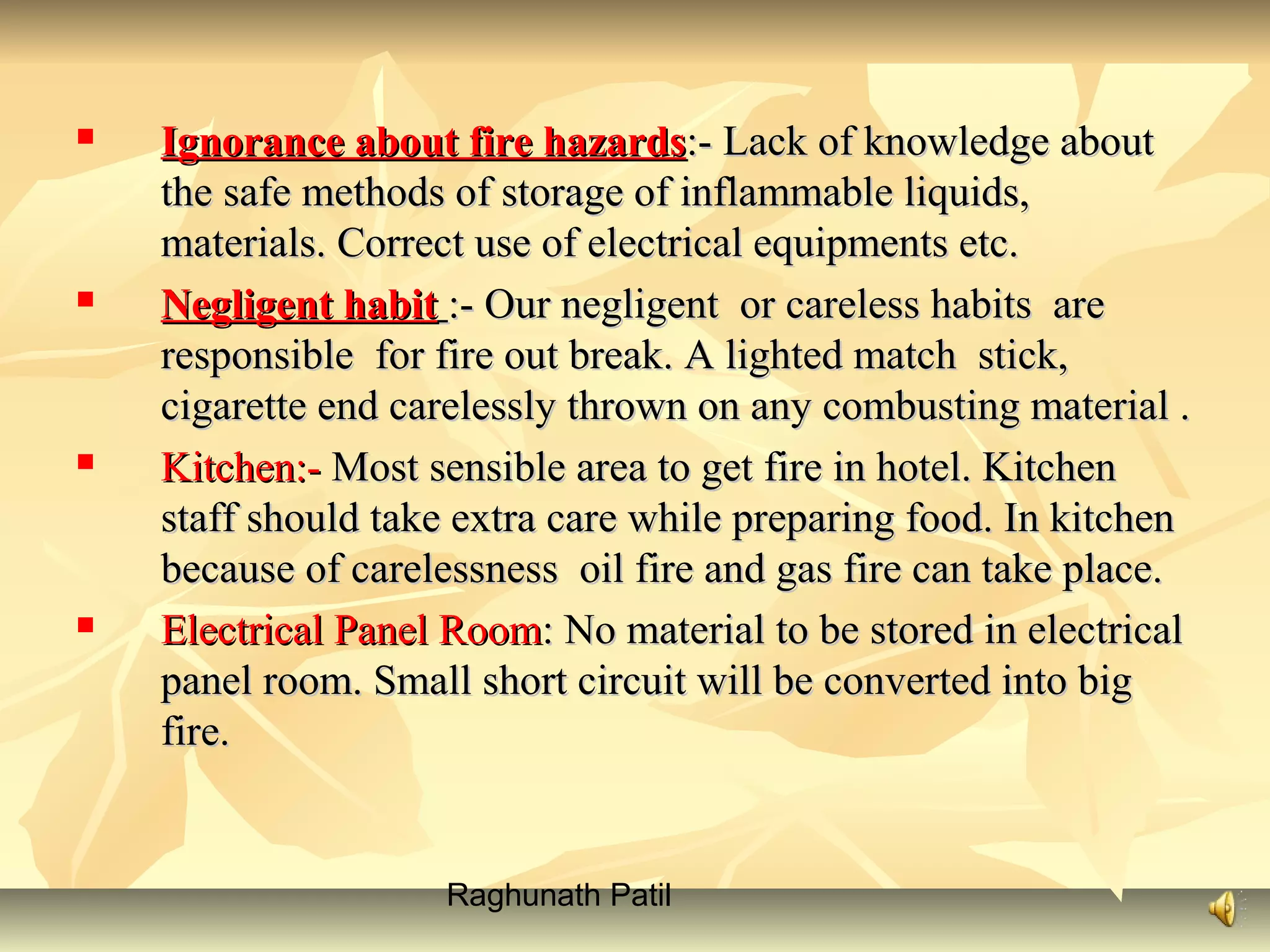 Fire fighting presentation | PPT