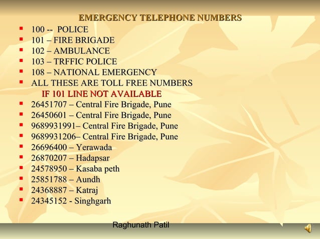 Fire fighting presentation | PPT