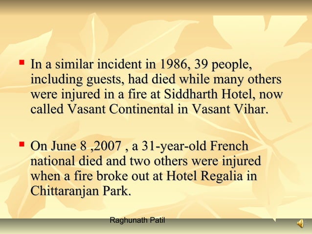 Fire fighting presentation | PPT