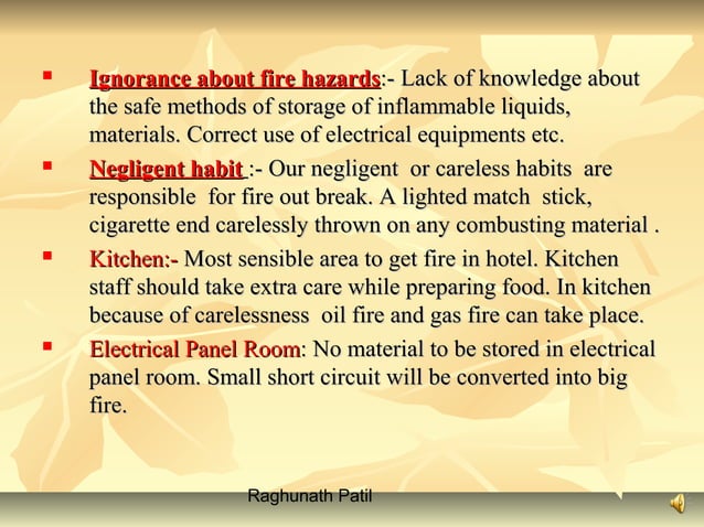 Fire fighting presentation | PPT