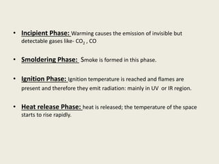 Fire, flame & smoke detectors | PPTX