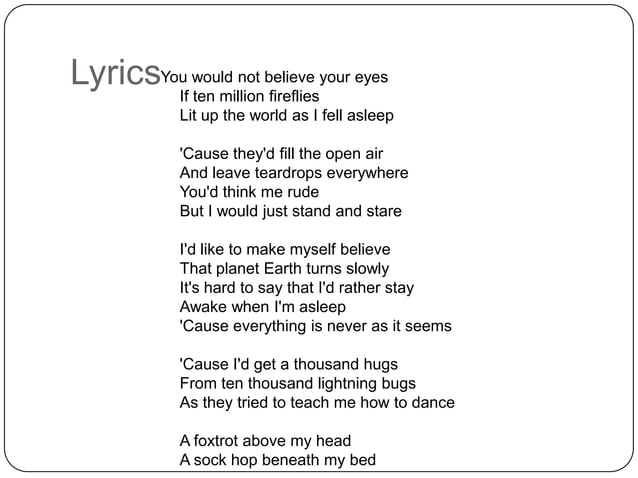 Fireflies english powerpoint!!! | PPT