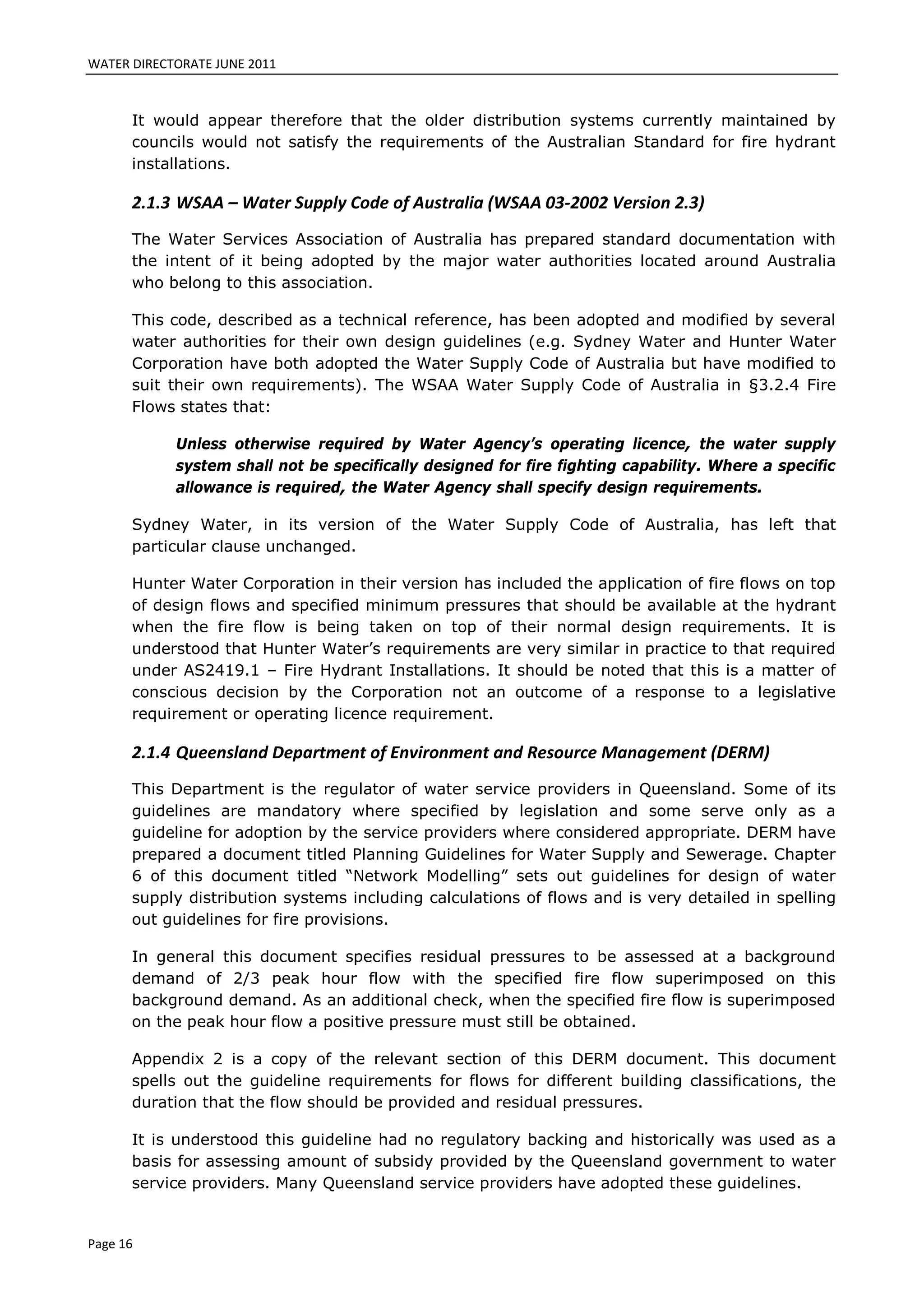 Fire flow design guidelines 2011 | PDF