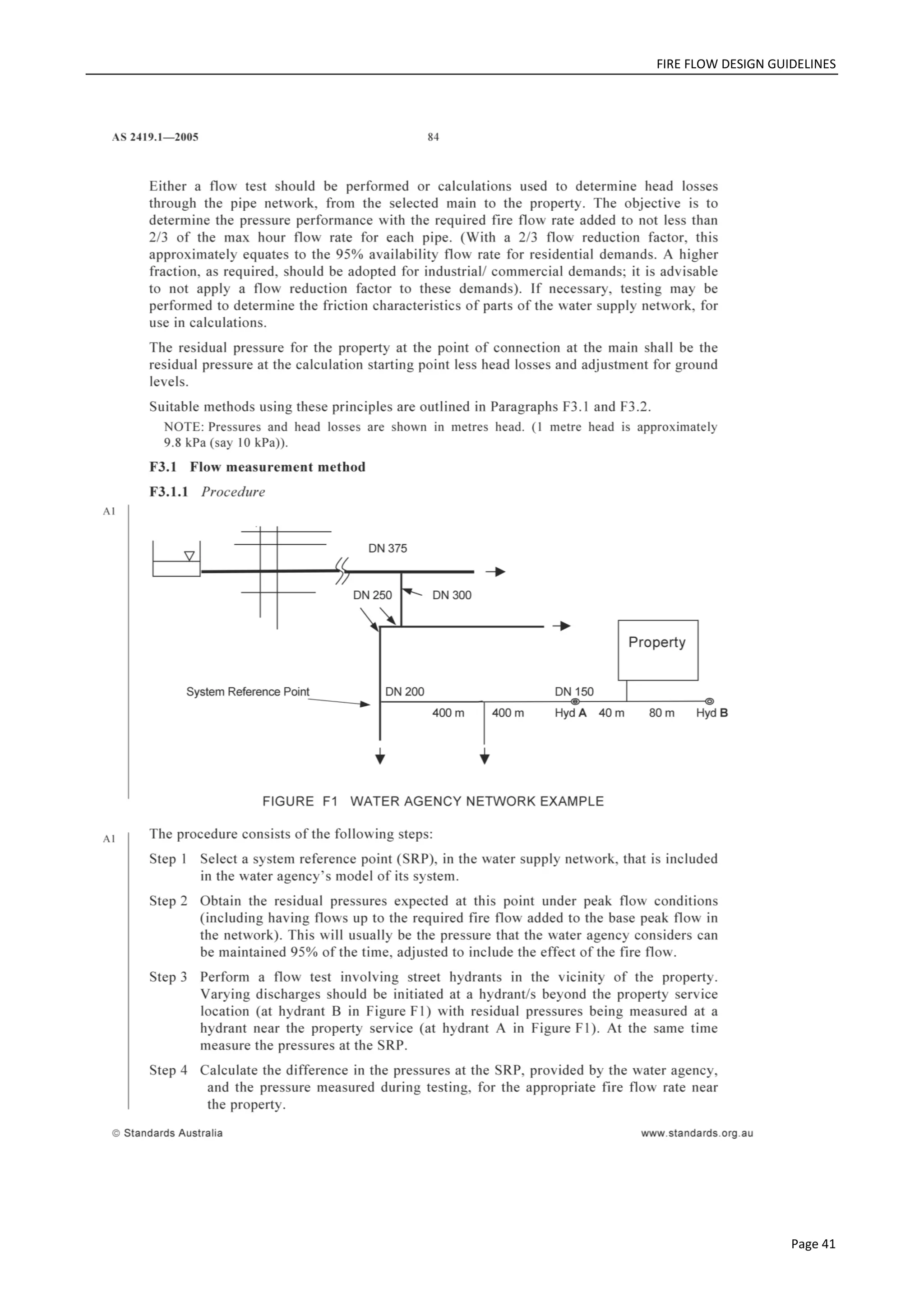 Fire flow design guidelines 2011 | PDF