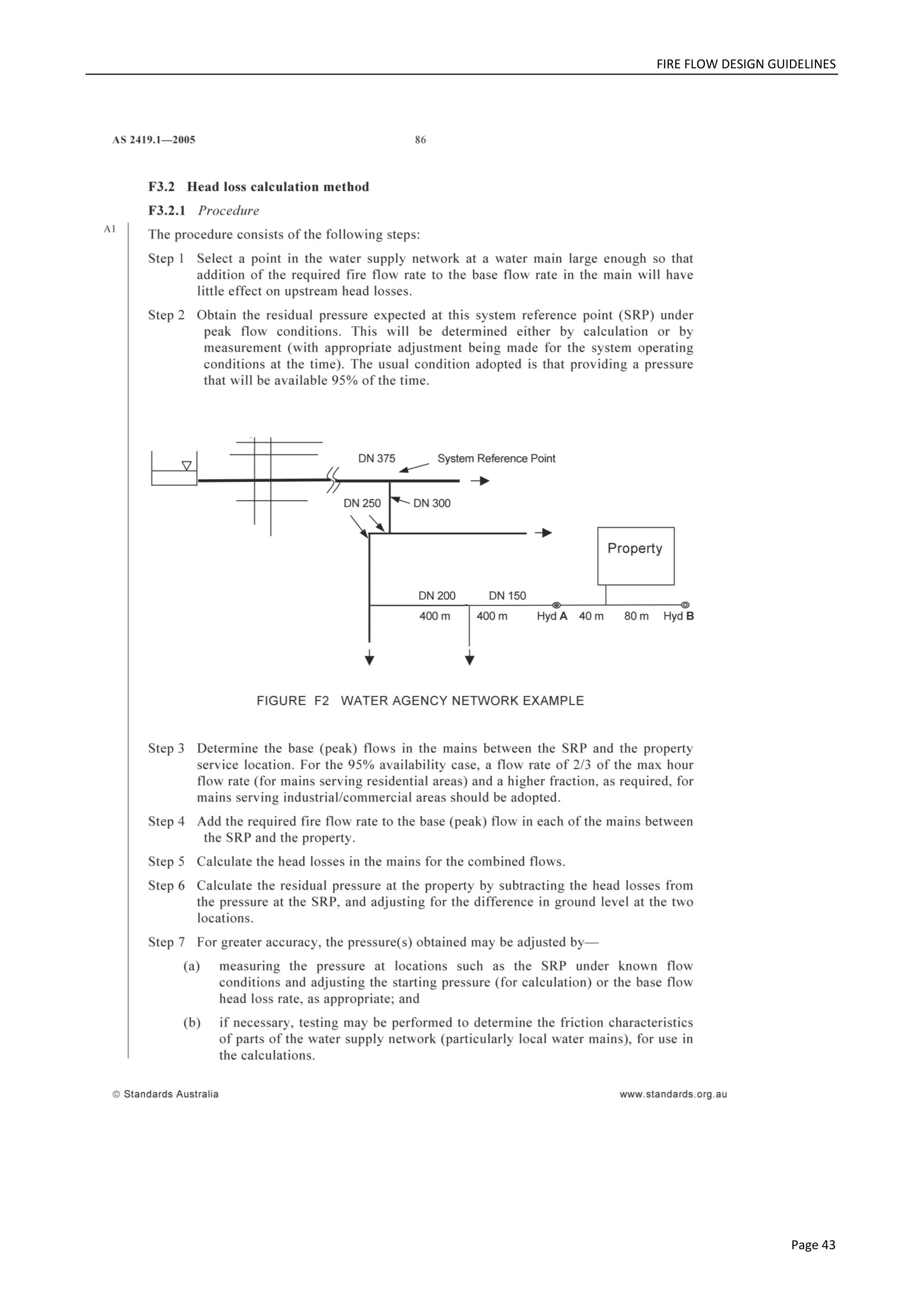 Fire flow design guidelines 2011 | PDF