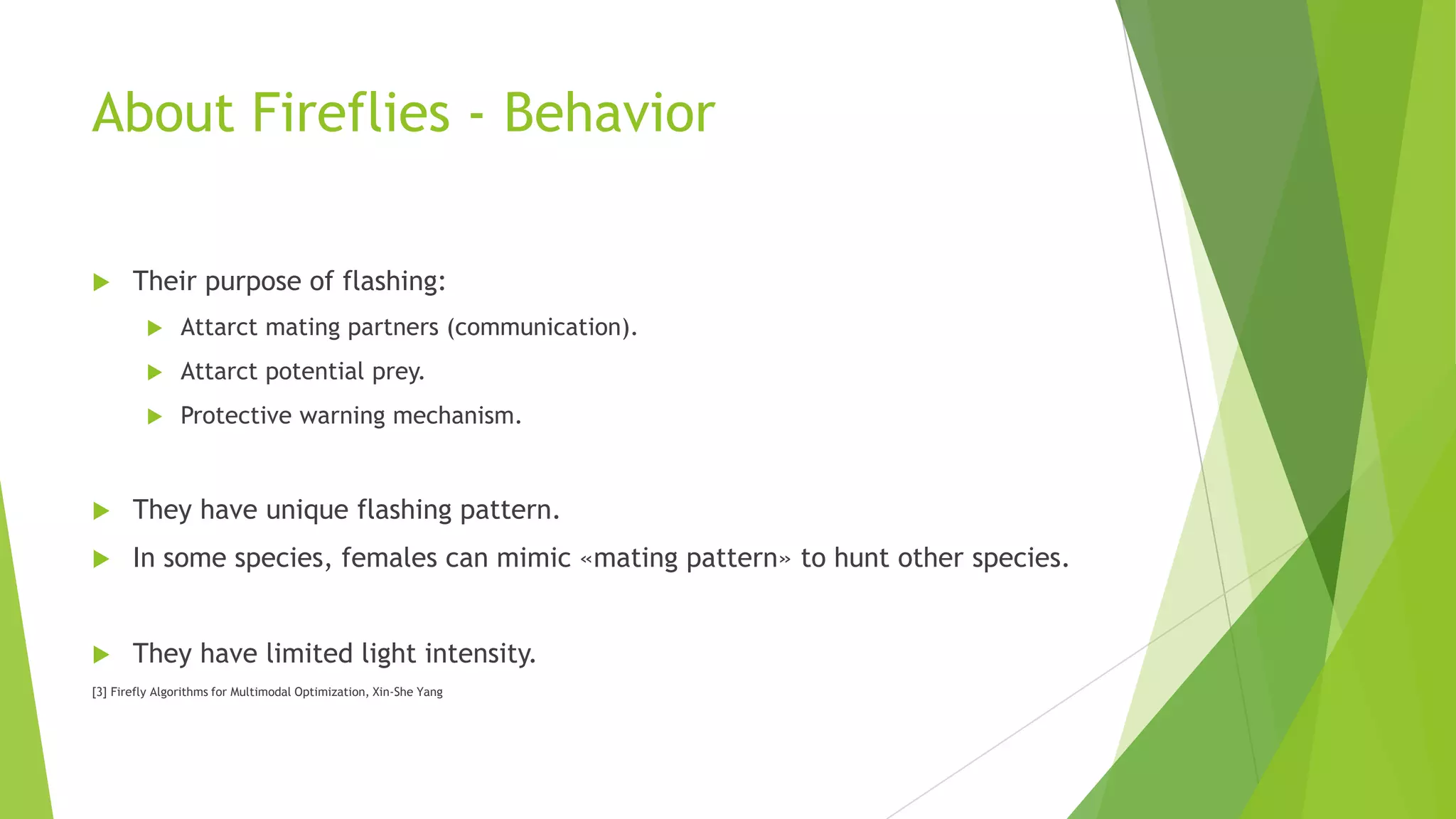 Firefly algorithm | PPTX
