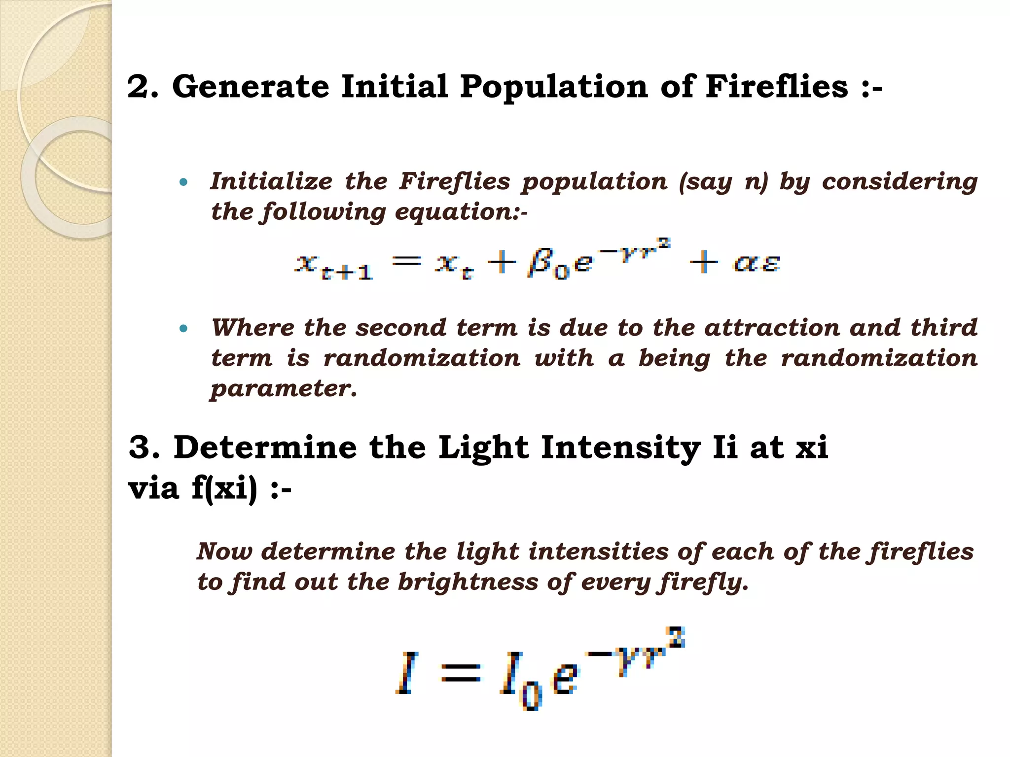Firefly algorithm | PPTX